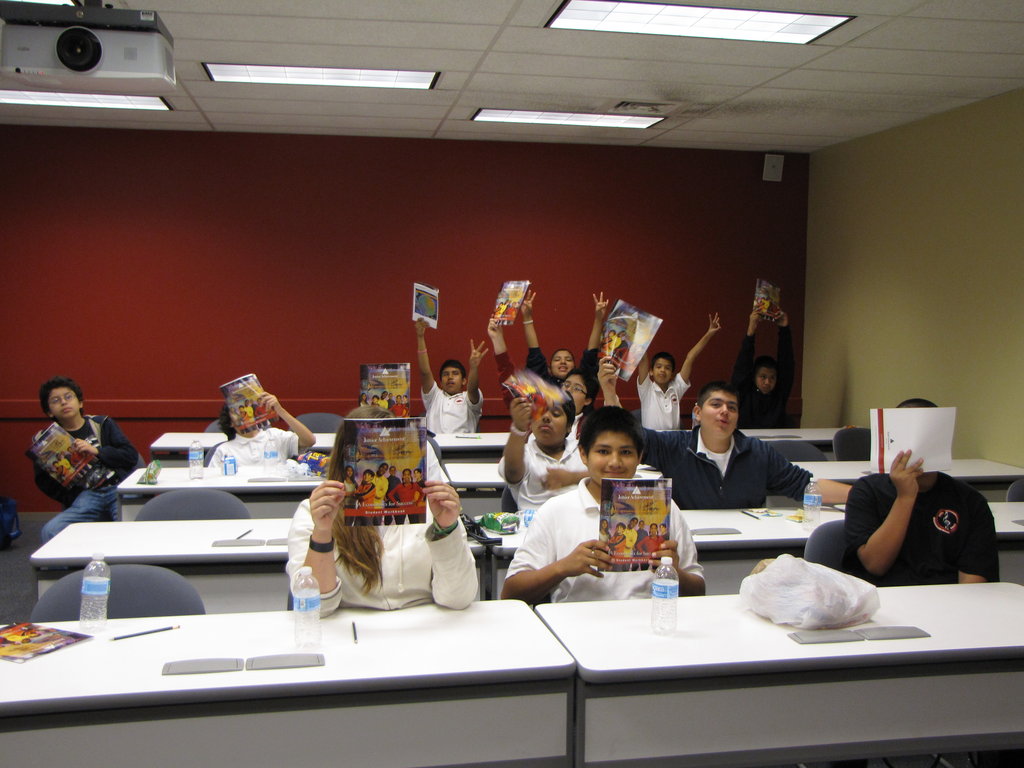 UofH Hispanic students lead 350 JA teens on campus - GlobalGiving