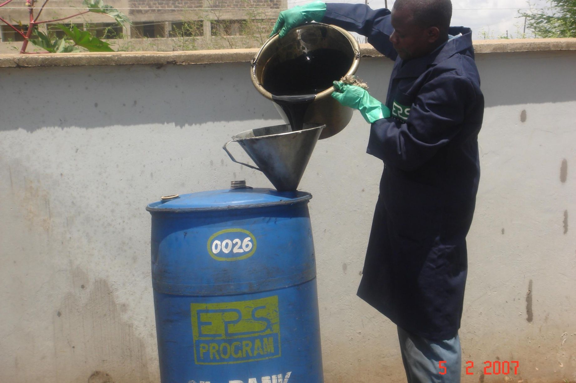 Credit for Collection of 31,000 ltrs of Used Oil. - GlobalGiving