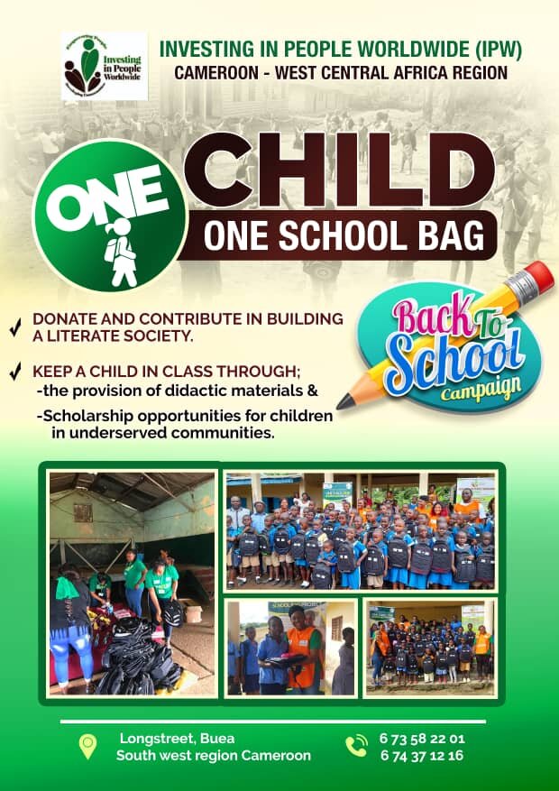 One Child One School Bag Project Cameroon - GlobalGiving