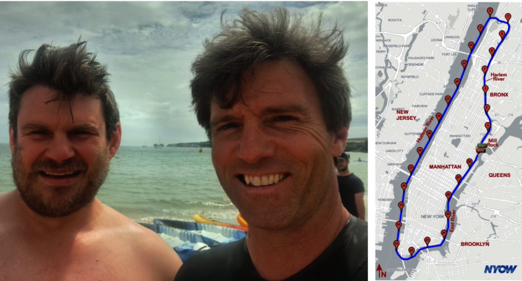 Donate to Rupert and Ben Swim around Manhattan - GlobalGiving