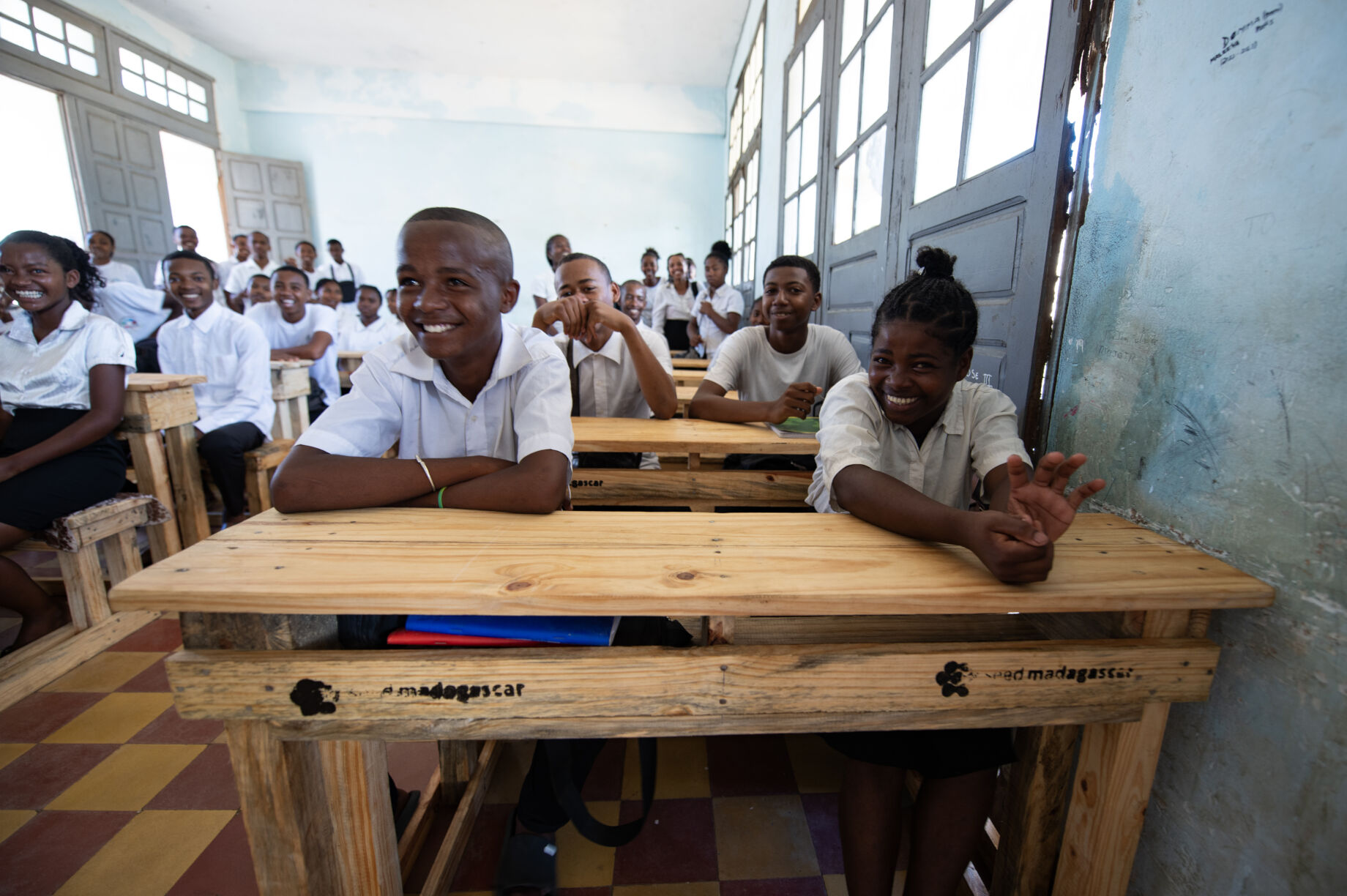 School bench building in Madagascar - GlobalGiving