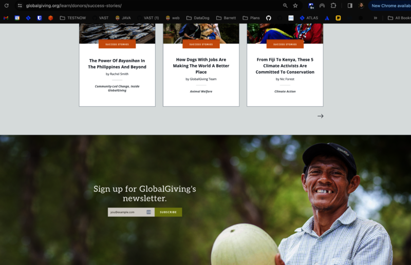 Fundraise - GlobalGiving